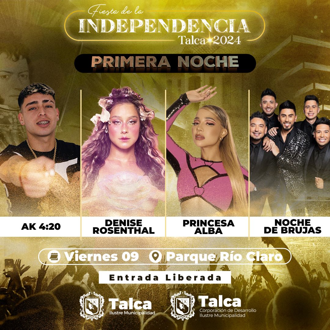 COMIENZA LA XI FIESTA DE LA INDEPENDENCIA 2024 CON PARRILLA DE ARTISTAS NACIONALES - Atentos